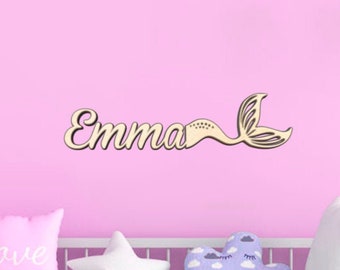 Mermaid Name for Nursery - Etsy