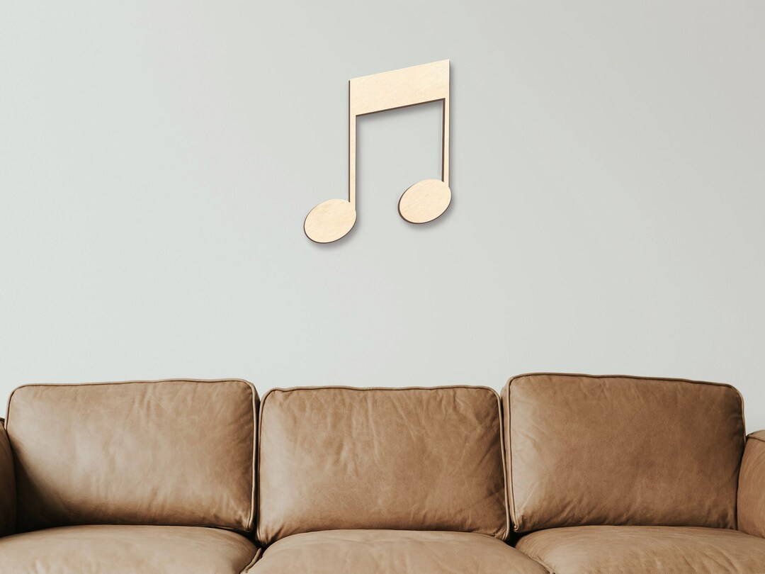 Simple Music Notes and Instruments Wooden Shaped Cutout Wood - Etsy
