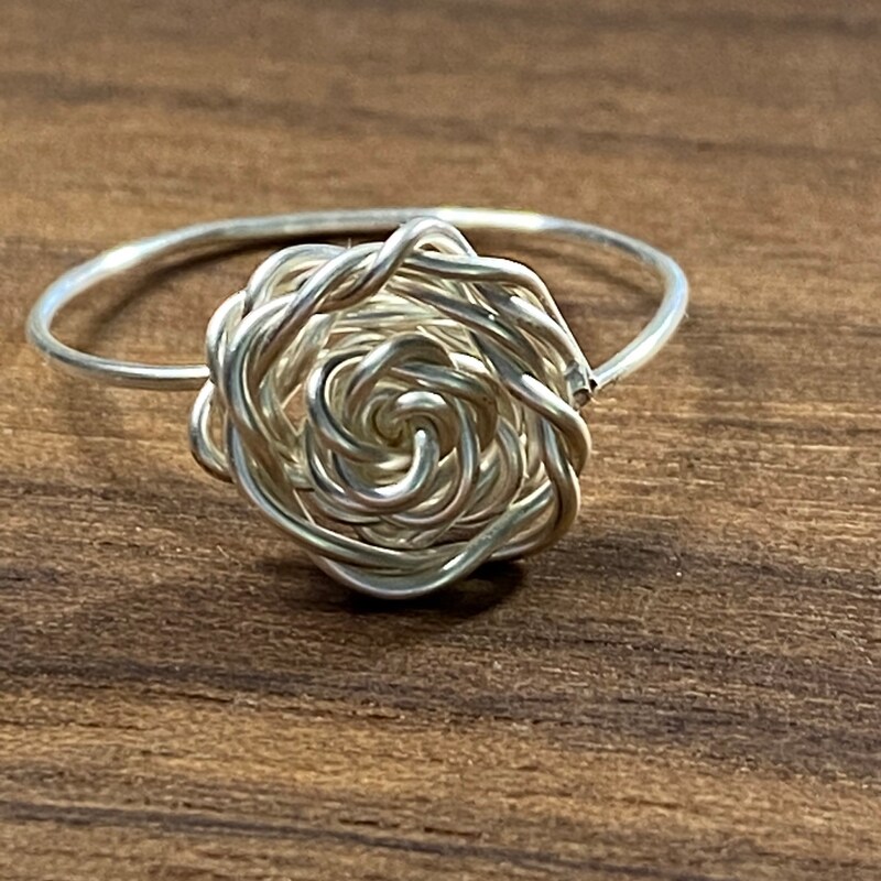 Wire Flower Ring - Etsy