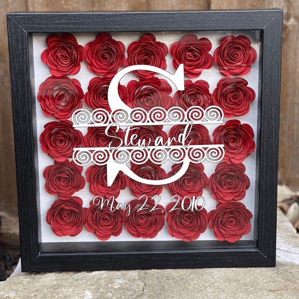 Wedding Shadow Box - Etsy