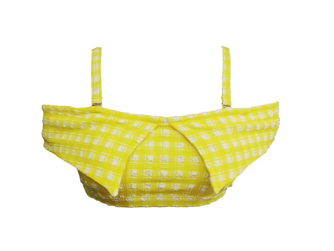 Off Shoulder Bikini Top Custom Swimwear Sexy Beach Top - Etsy