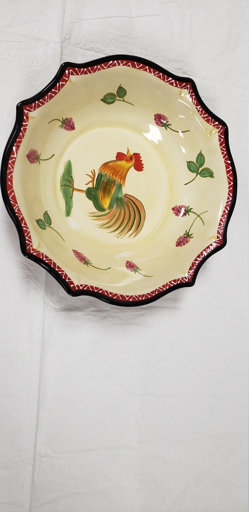 Rooster Bowl - Etsy