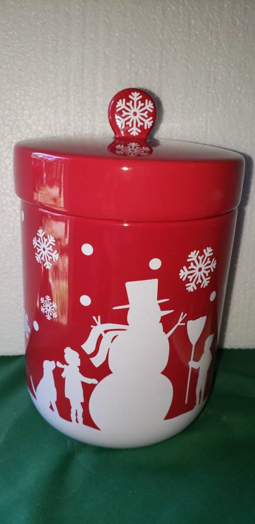 Christmas Cookie Jar or Snack Container - Etsy