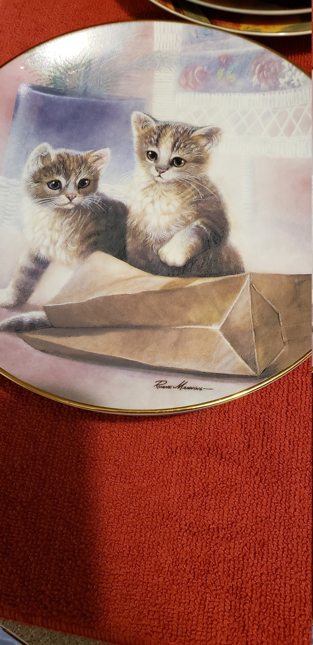 Collectible Plates With Cats - Etsy
