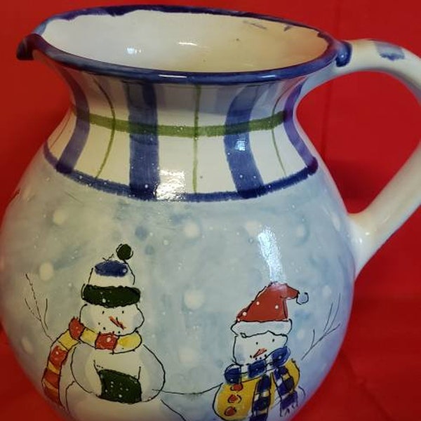 Christmas Pitcher - Etsy