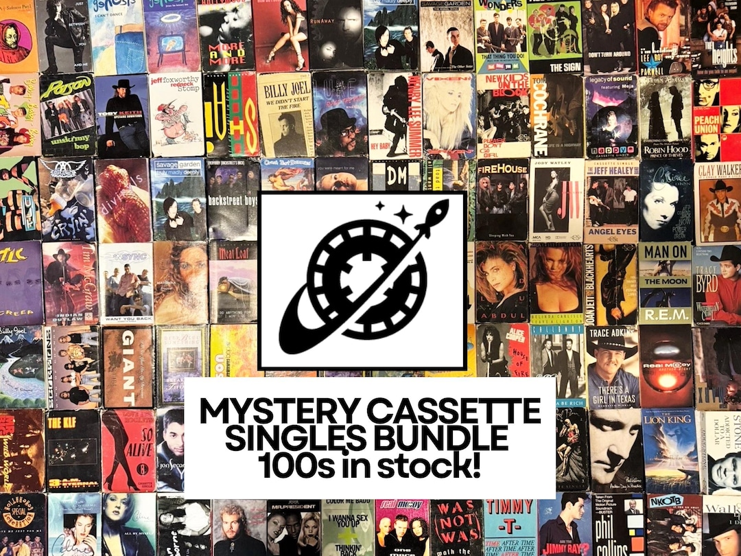 Mystery Cassette Singles Pack - Random Cassingles From 80s/90s - Pop ...