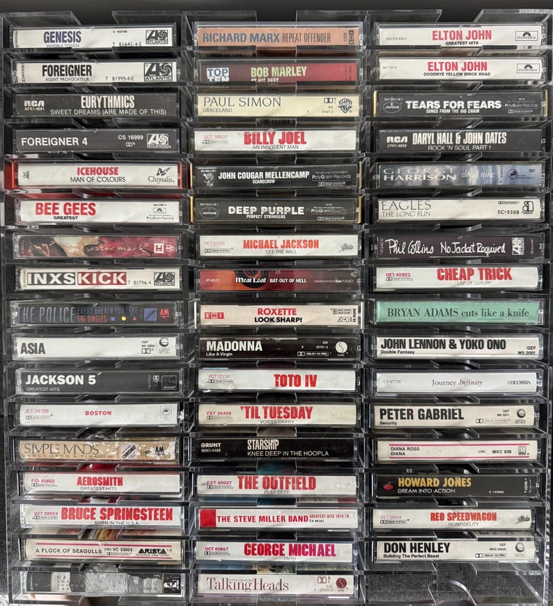 80s Rock Pop Cassette Tapes - Build Your Own Lot - Etsy