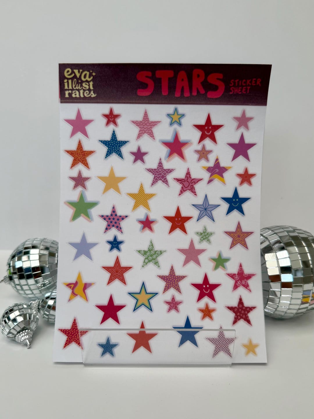 Stars Sticker Sheet - Etsy