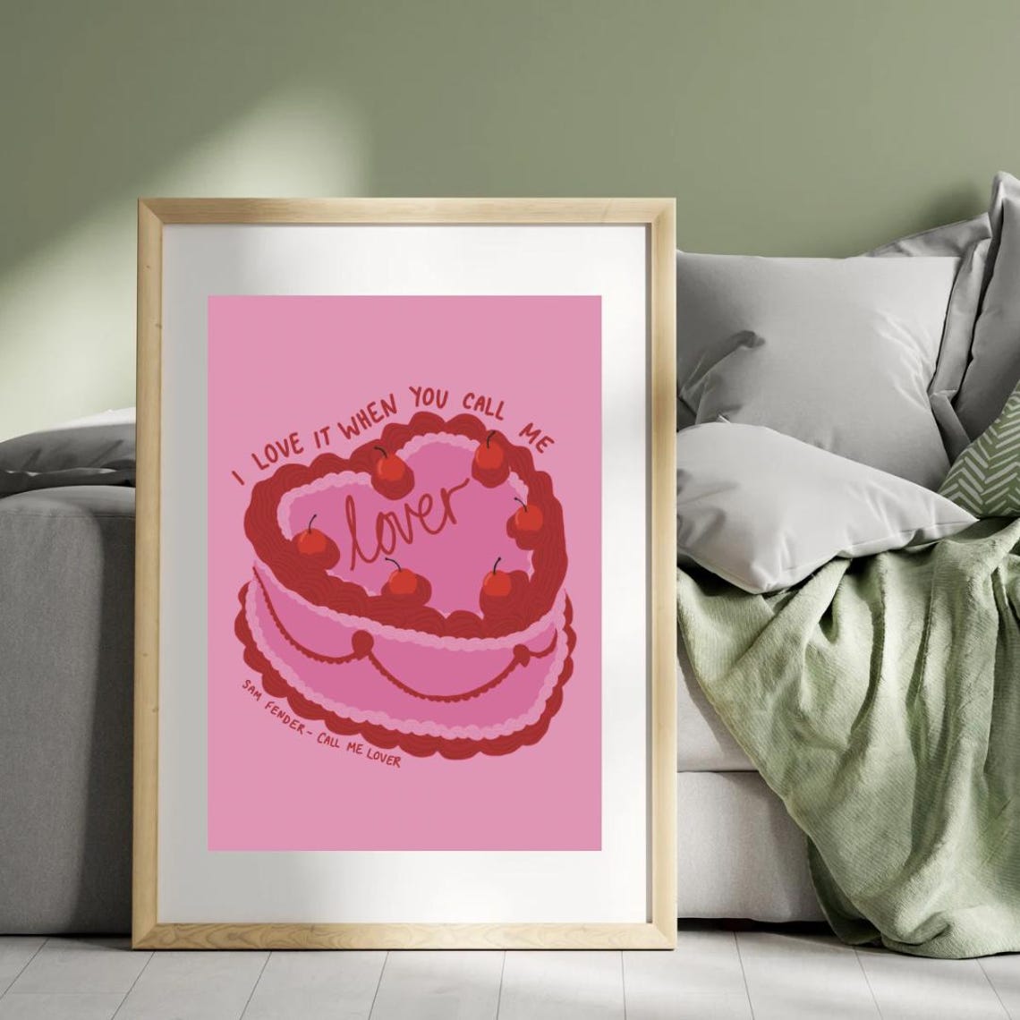 Sam Fender Call Me Lover Inspired Art Print - Etsy