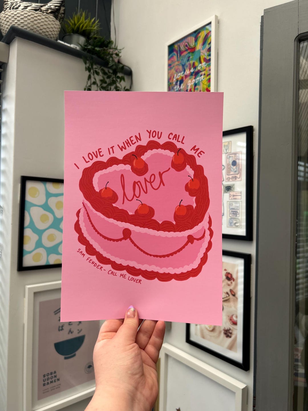 Sam Fender Call Me Lover Inspired Art Print - Etsy