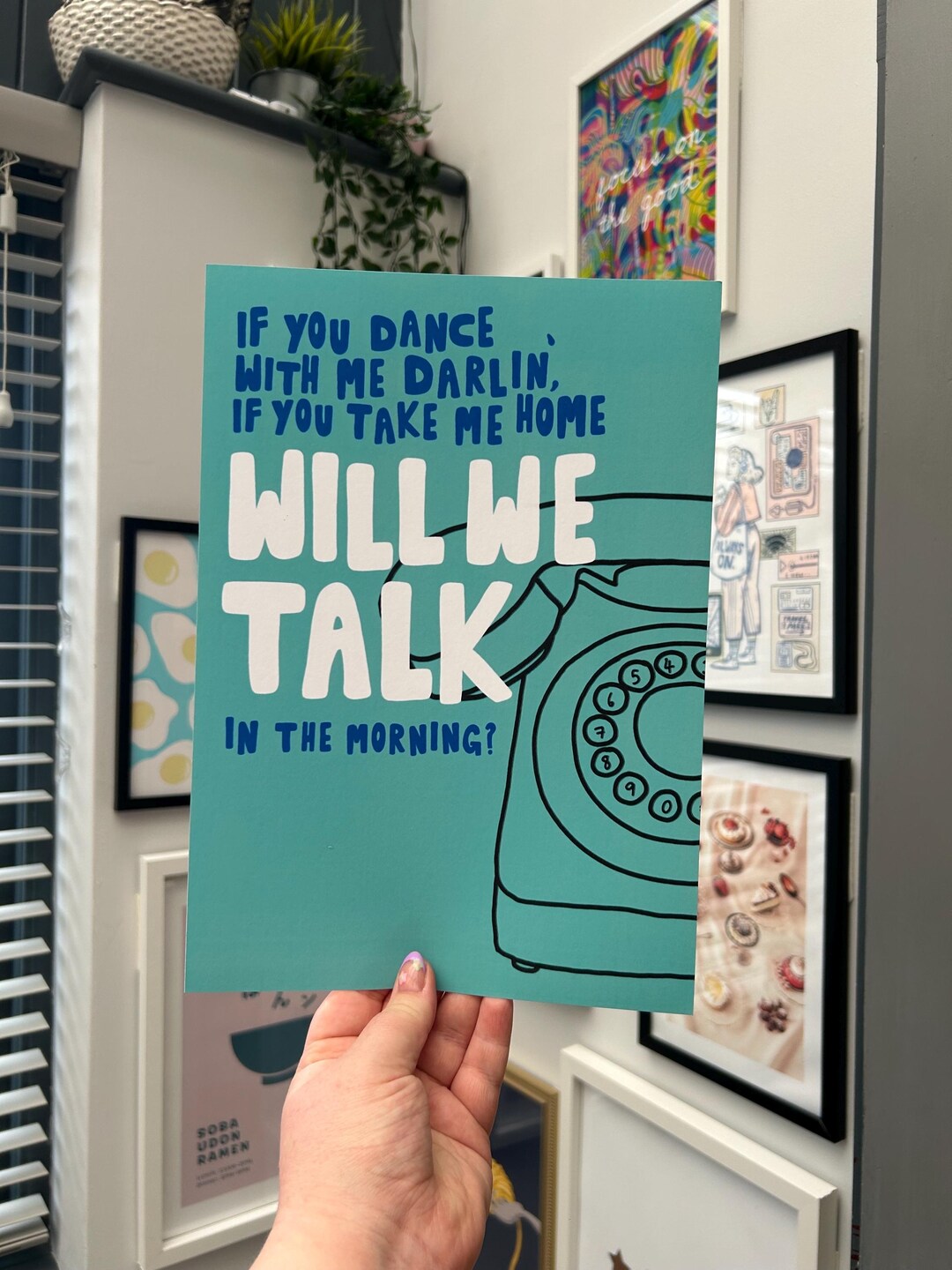 Sam Fender Will We Talk Inspired Art Print - Etsy