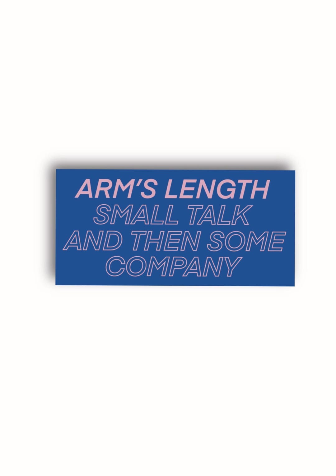 Sam Fender Arm’s Length Inspired Sticker - Etsy