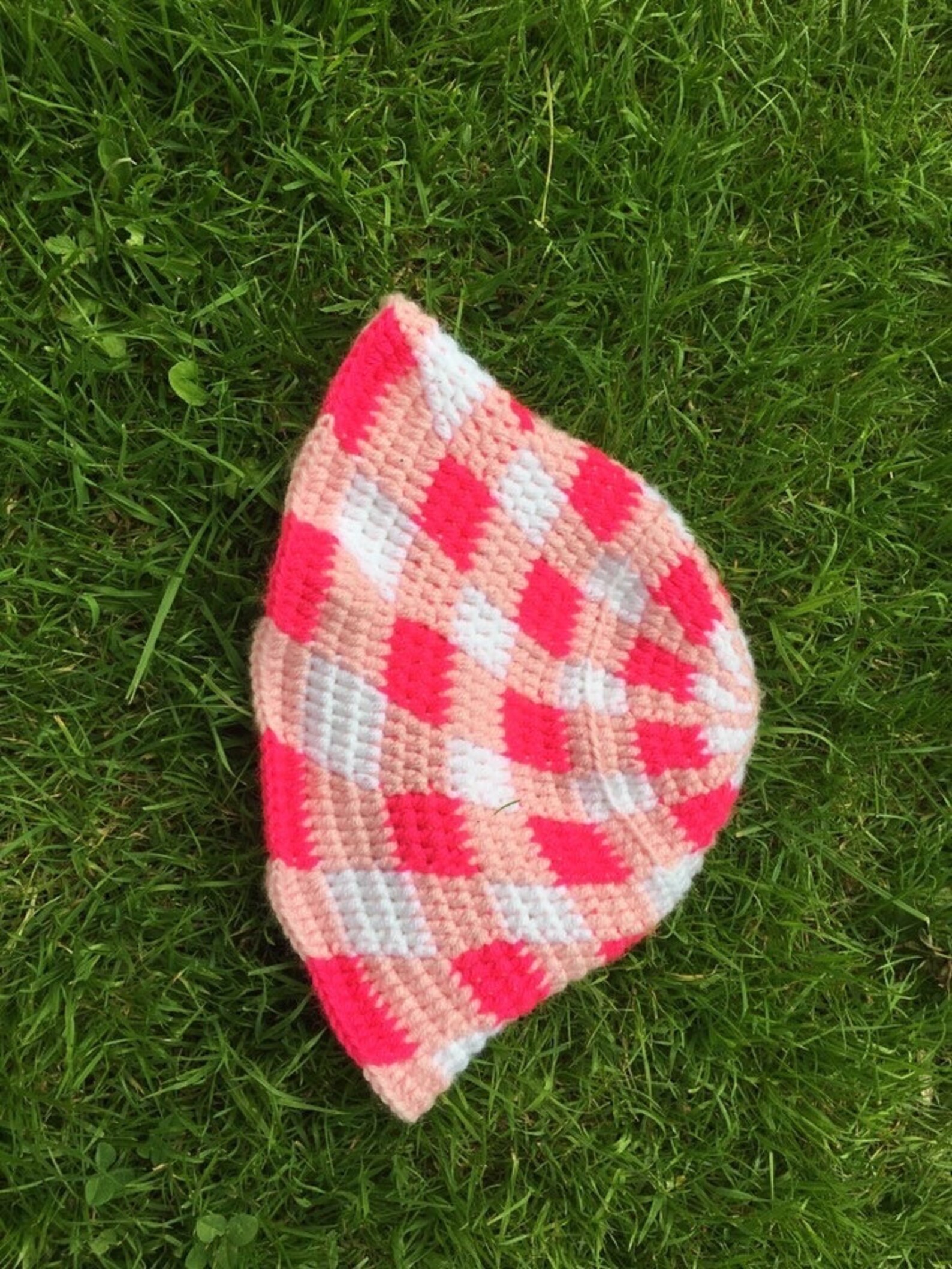Plaid Bucket Hat Crochet Pattern - Etsy