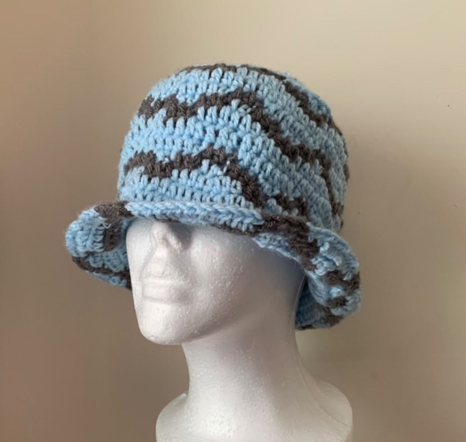 Wavy Bucket Hat Crochet Pattern - Etsy