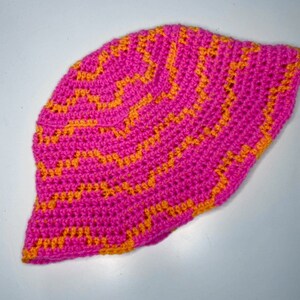 Wavy Bucket Hat Crochet Pattern - Etsy