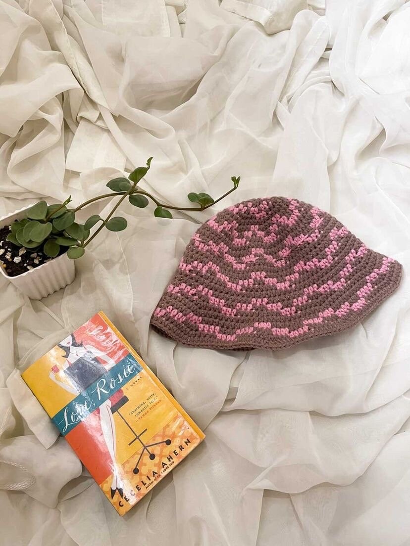 Wavy Bucket Hat Crochet Pattern | Etsy