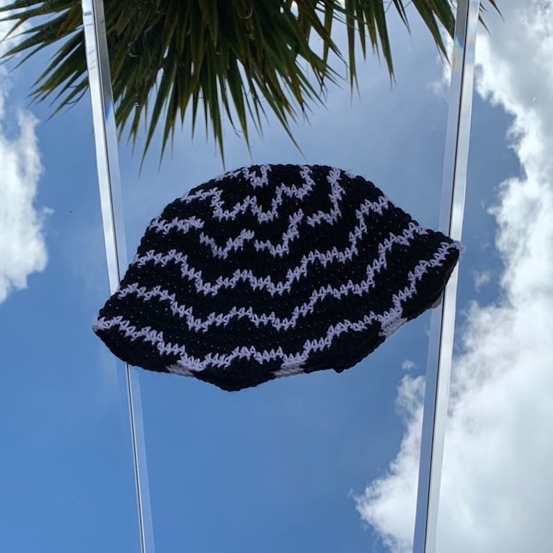 Wavy Bucket Hat Crochet Pattern - Etsy