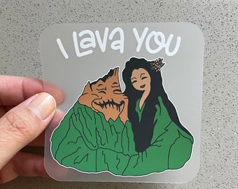 I Lava You Sticker - Etsy