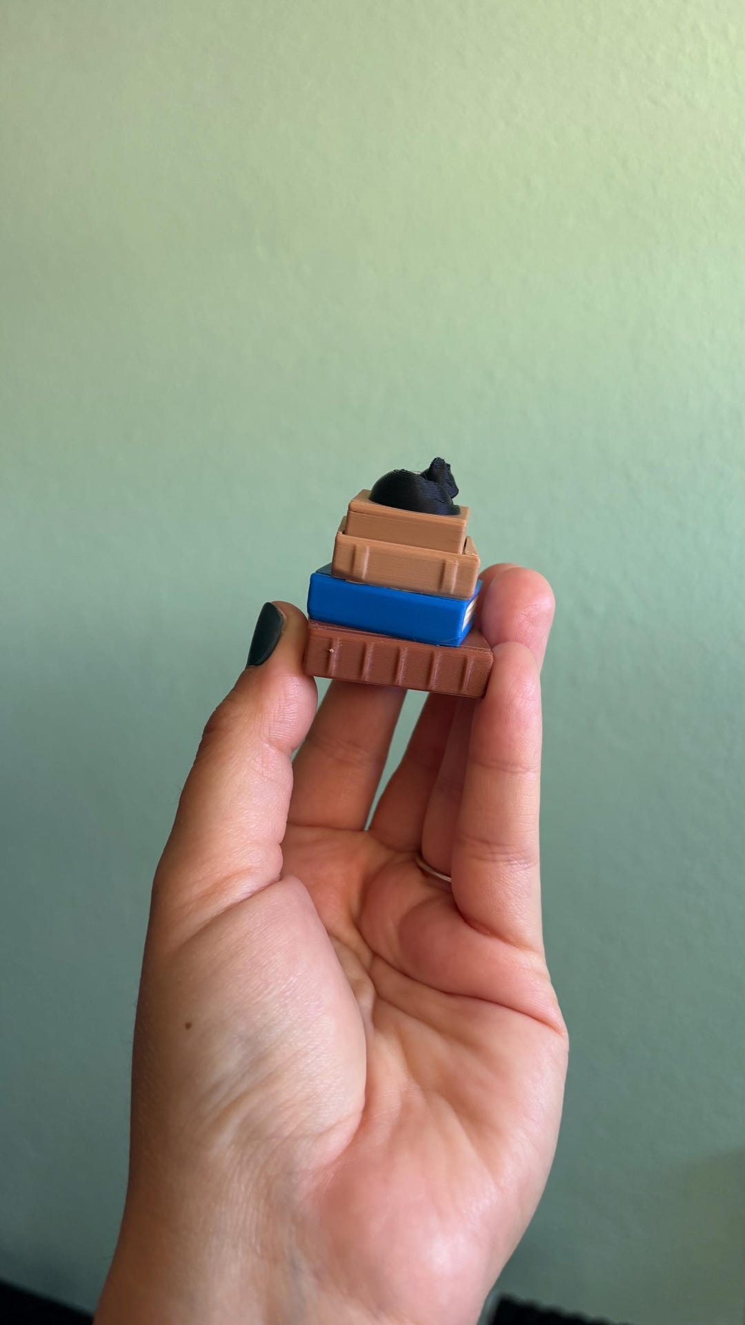 Cozy Sleeping Cat Book Stack Fidget Clicker, Romantasy, Kitty, Fantasy ...