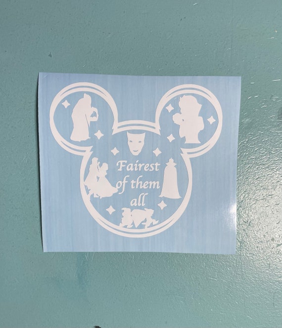 Disney Inspired Snow White Vinyl Decal Car Decal Evil Queen - Etsy