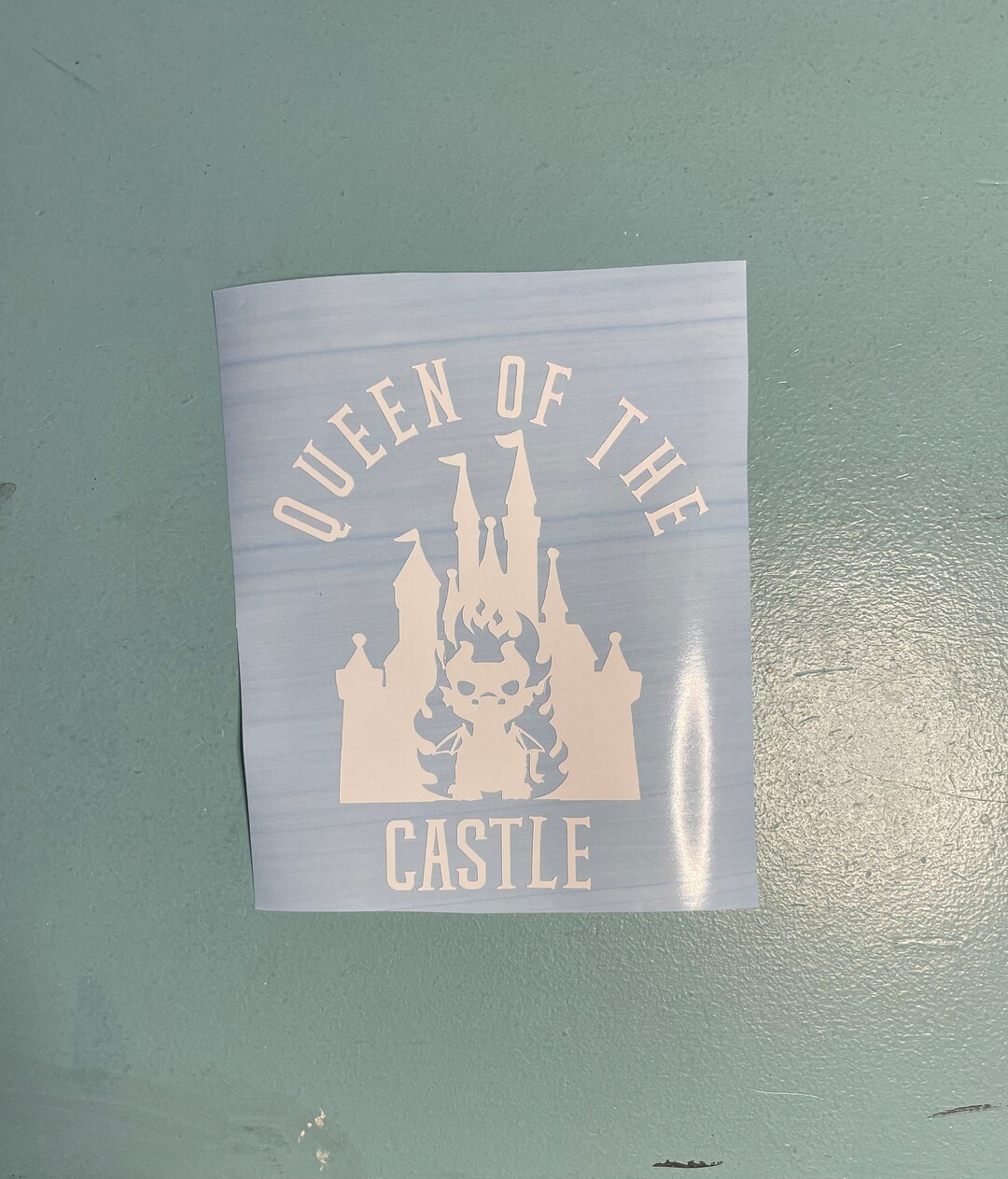 Disney Inspired Maleficent Decal, Maleficent Queen of the Castle Car ...