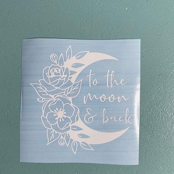 Moon Decal - Etsy