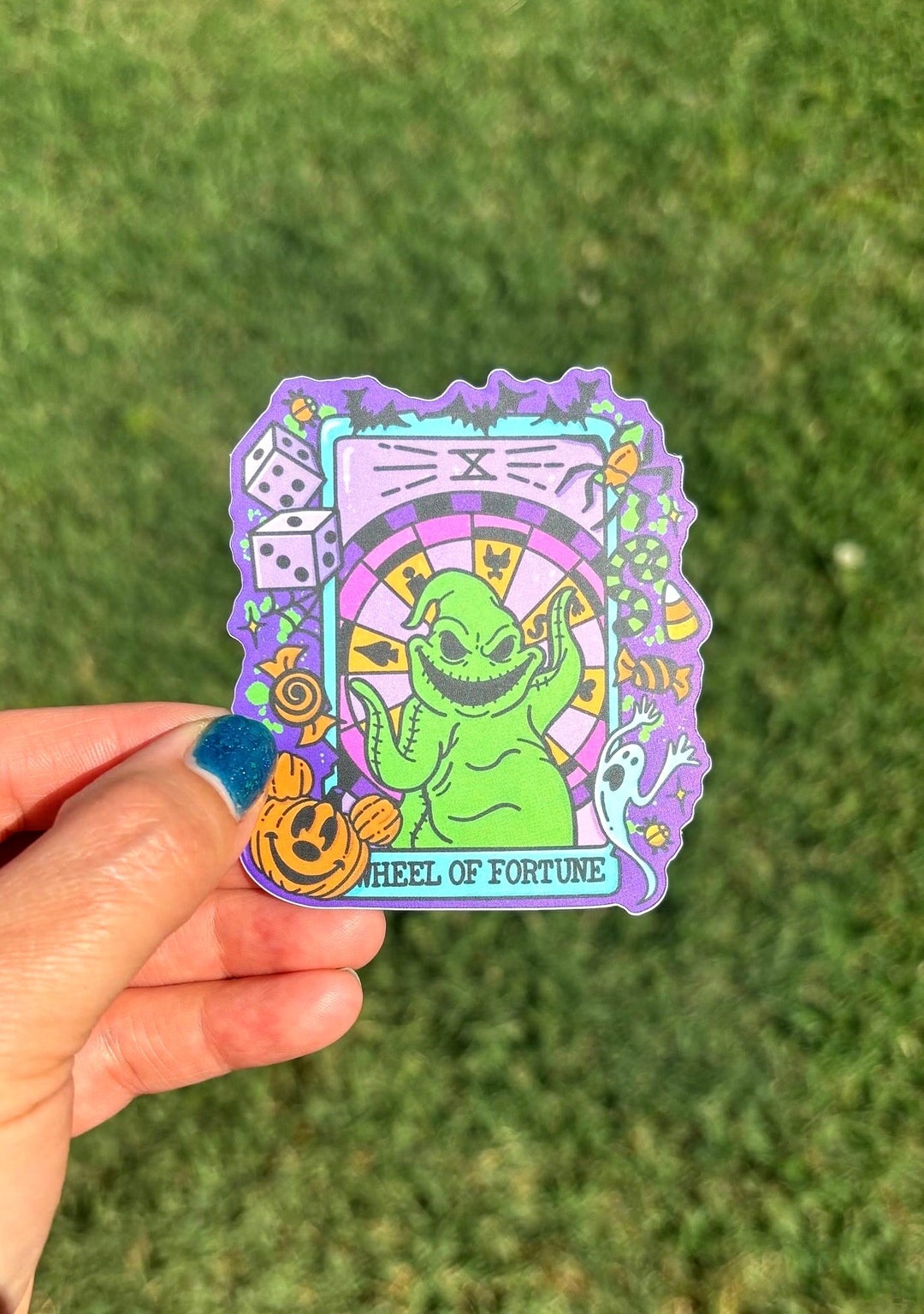 Oogie Boogie Inspired Sticker, Nightmare Before Christmas, Halloween - Etsy
