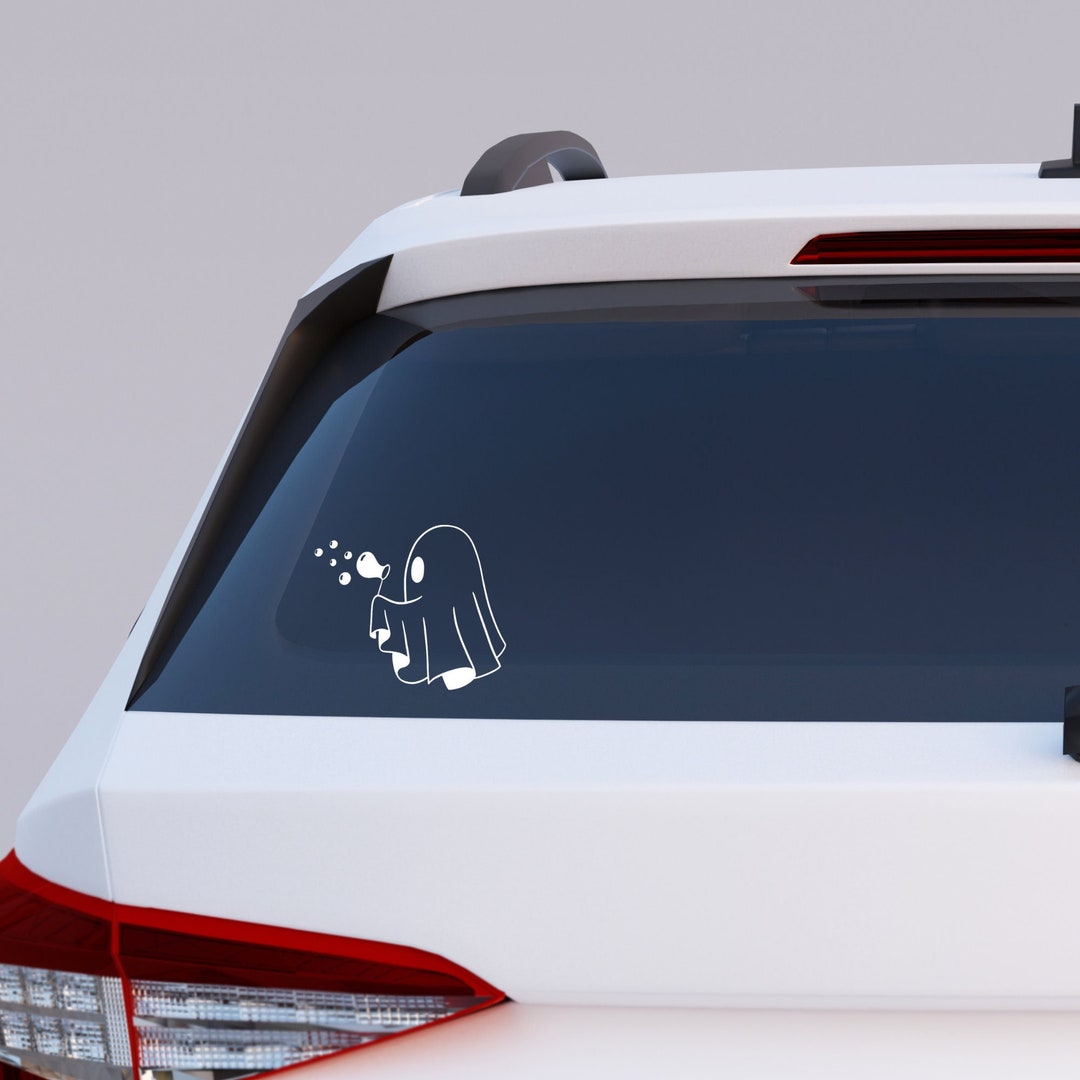 Bubble Ghost Decal, Halloween Decal, Spooky Decal, Ghost Decal, Bubbles ...
