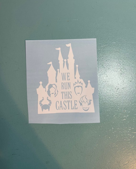 Disney Inspired Villains Castle Decal Villains Disney | Etsy