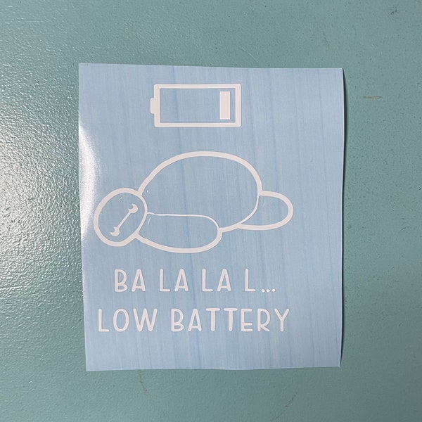 Battery Decal - Etsy