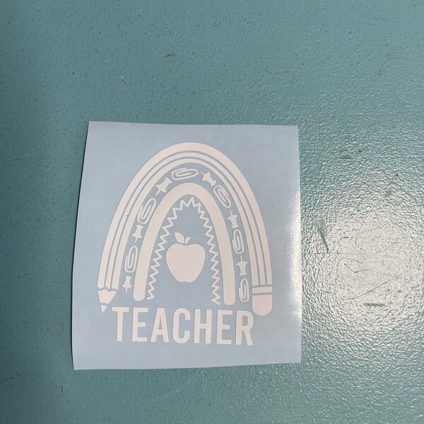 Teacher Decal - Etsy