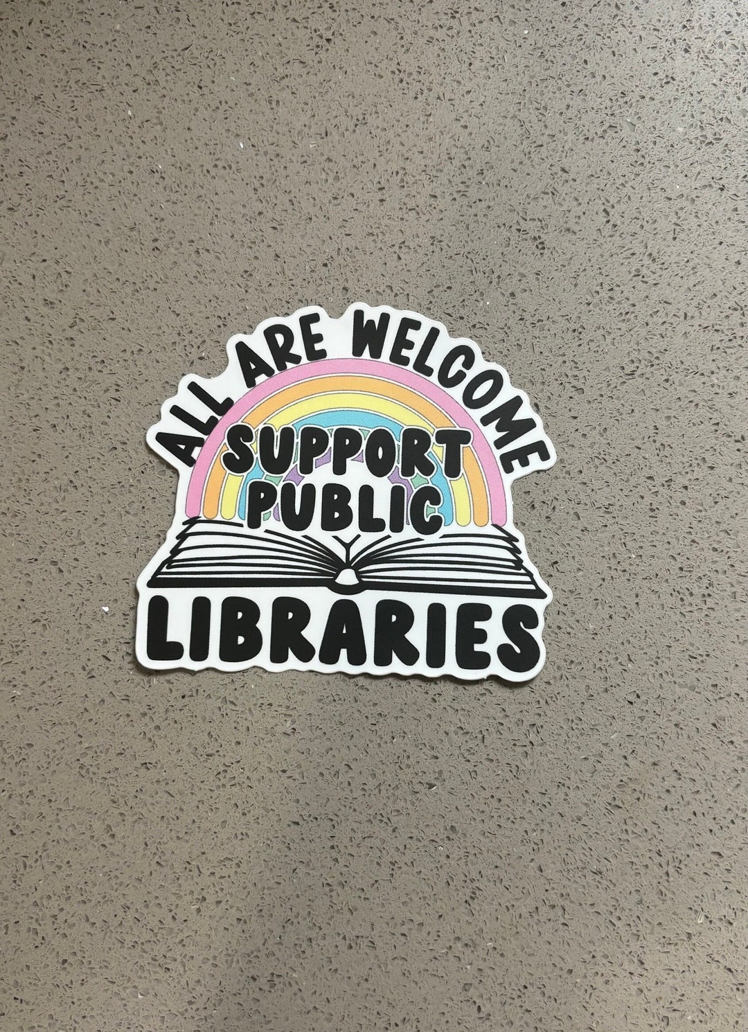 Support Public Libraries Sticker, Bookish, Book, Reader, Book Club ...