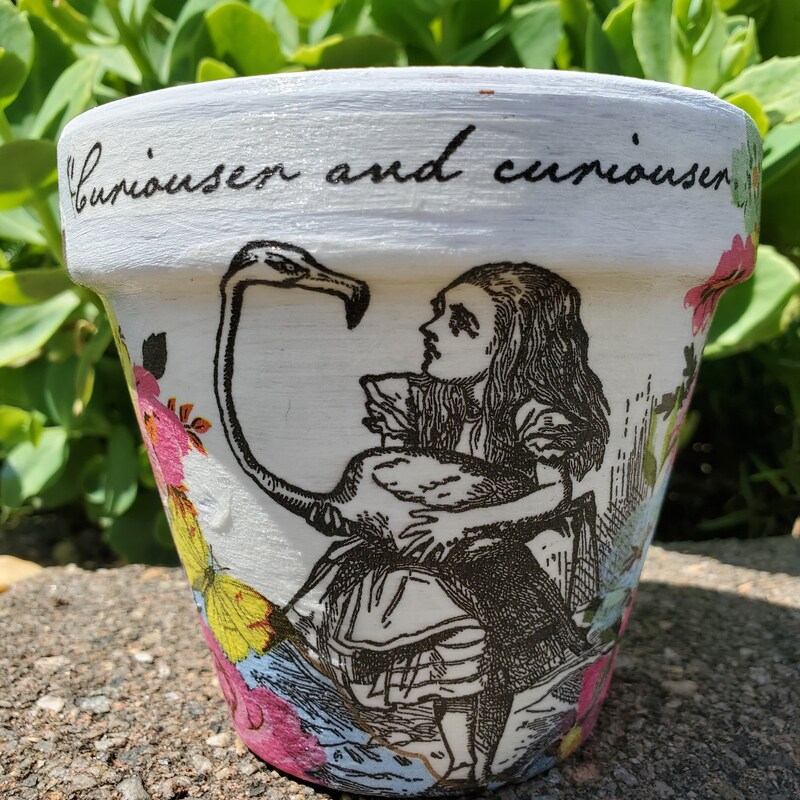 Alice in Wonderland Planter - Etsy