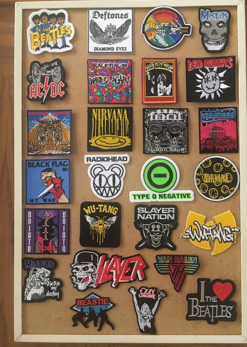PATCHES. Music Patches. Rock and Roll Patches. Band Patches. Vintage ...