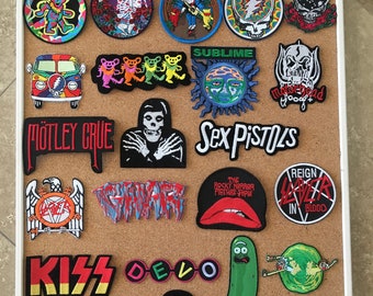 PATCHES. Band Patches. Rock and Roll Patches. Novelty. Vintage - Etsy