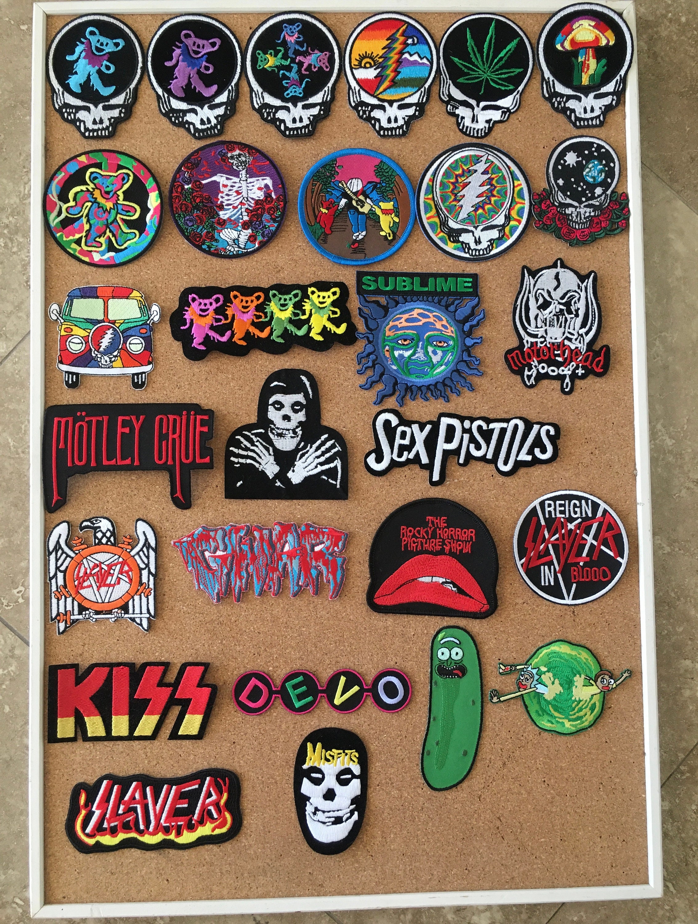PATCHES. Band Patches. Rock & Roll Patches. Music Patches ...