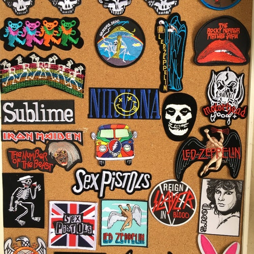 PATCHES. Band Patches. Rock and Roll Patches. Novelty. Vintage - Etsy