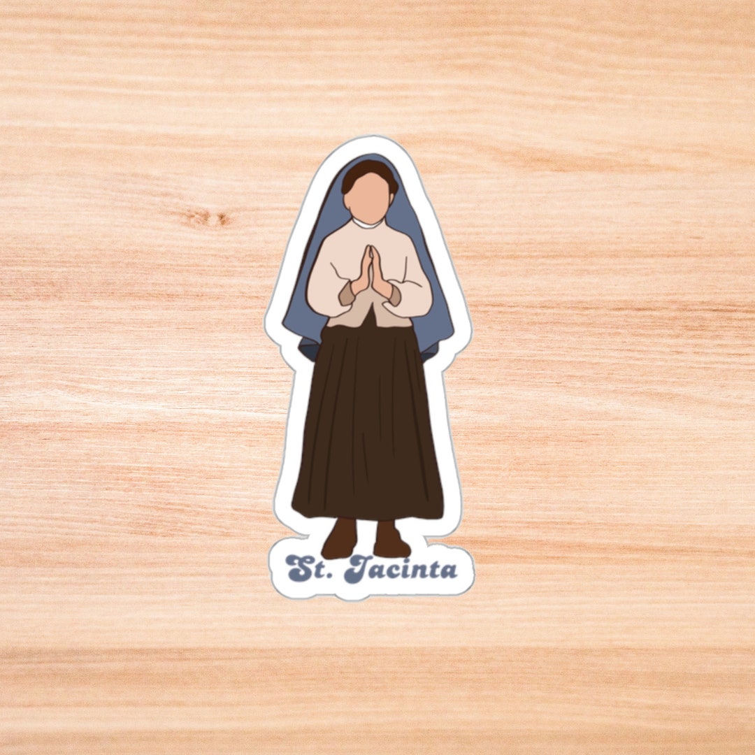 St. Jacinta Kiss-cut Stickers, Catholic Saint Vinyl Decal - Etsy