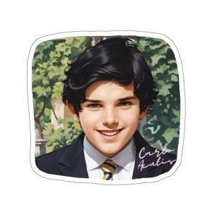 Blessed Carlo Acutis Kiss-cut Stickers, Catholic Saint Vinyl Decal - Etsy