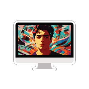 Blessed Carlo Acutis Computer Screen Kiss-cut Stickers, Catholic Saint ...