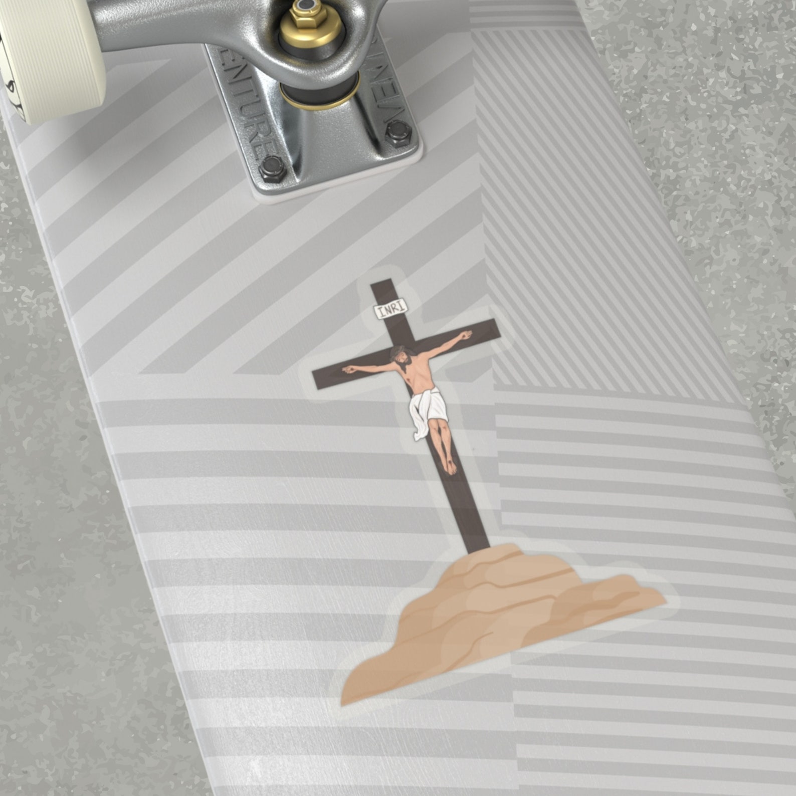 Crucifix Kiss-cut Stickers, Jesus Christ Vinyl Decals, Catholic Gift - Etsy