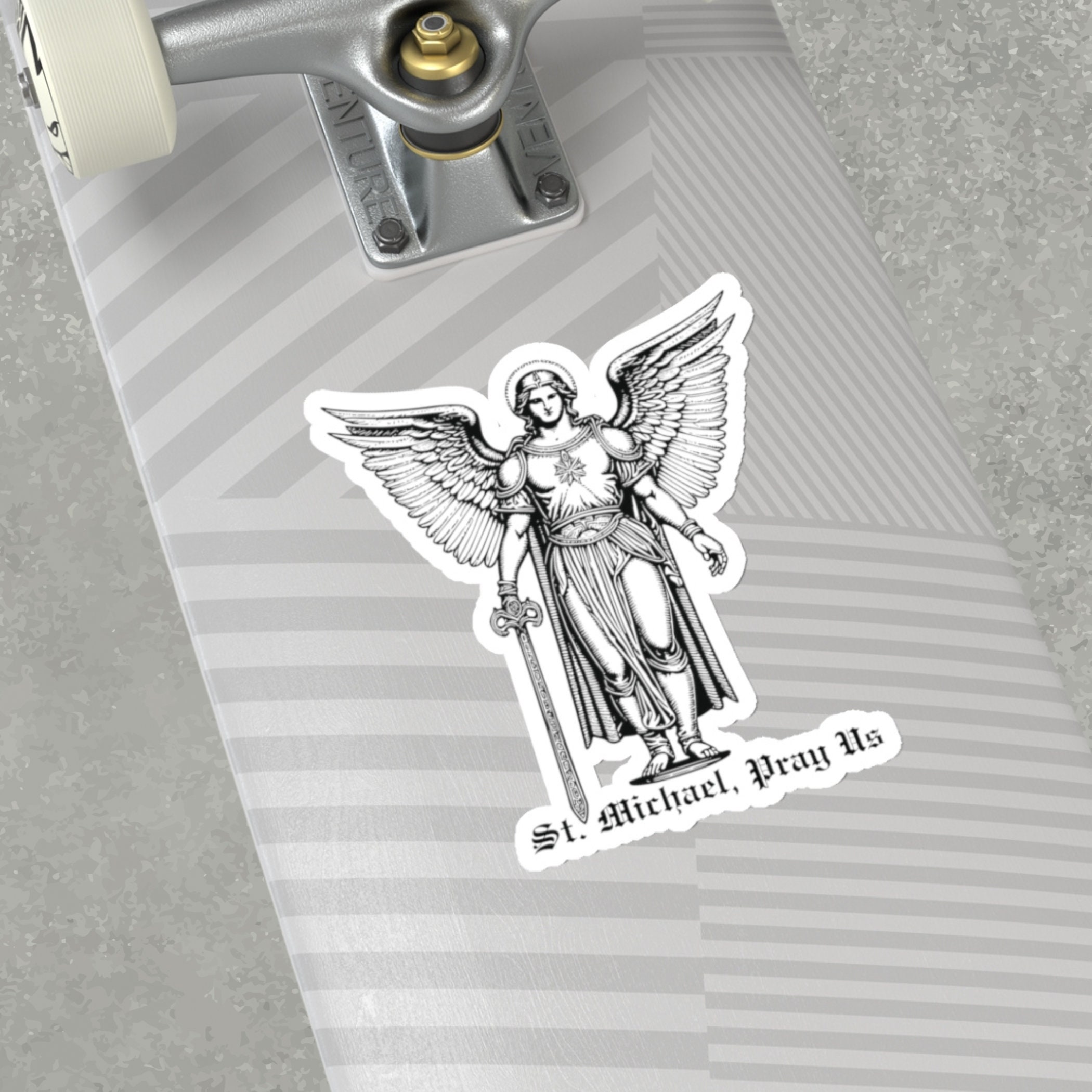 St. Michael the Archangel Kiss-cut Stickers, Catholic Saint Vinyl ...
