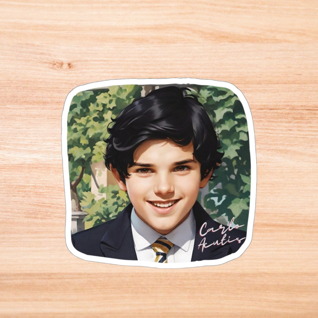 Blessed Carlo Acutis Kiss-cut Stickers, Catholic Saint Vinyl Decal - Etsy