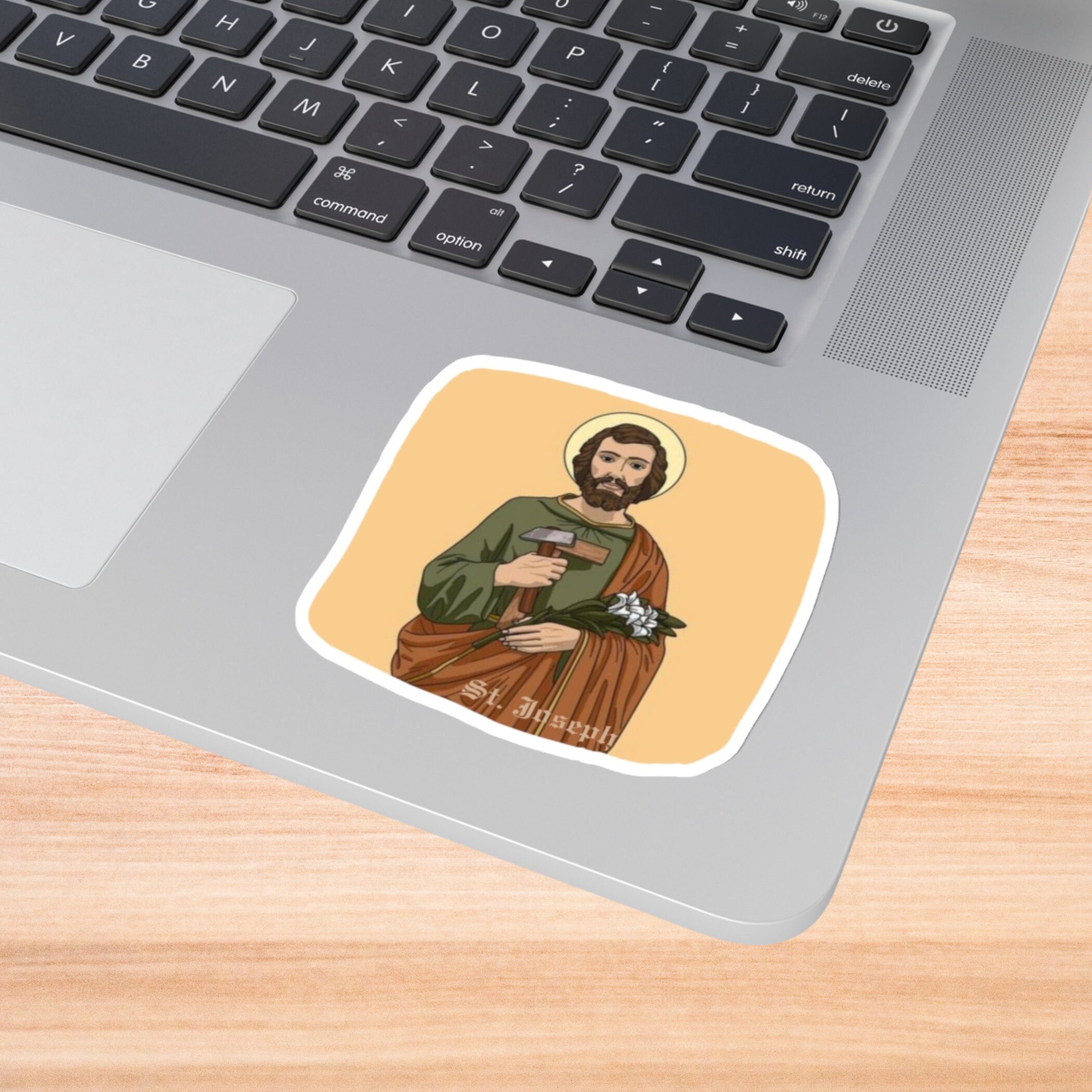 St. Joseph Kiss-cut Stickers, Catholic Saint Vinyl Decal - Etsy