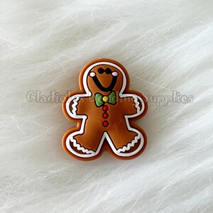 24mm*28mm Gingerbread Beads, Christmas Beads, Colorful Beads, Silicone ...