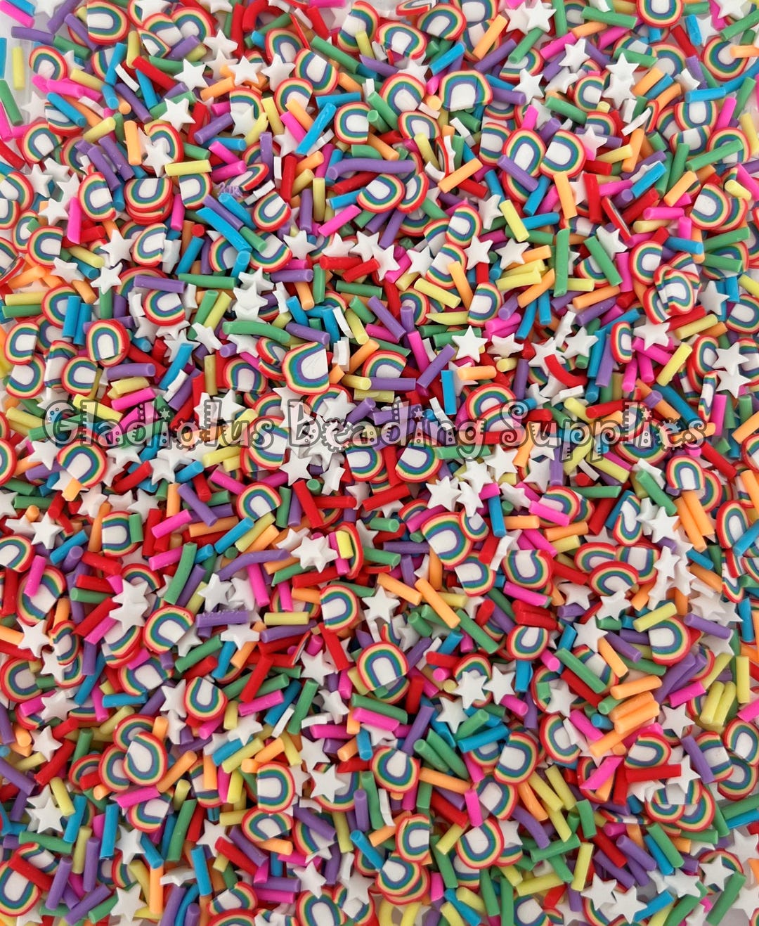 Rainbow Sprinkles, Clay Slices, Mixed Sprinkles, Non Edible Sprinkle ...