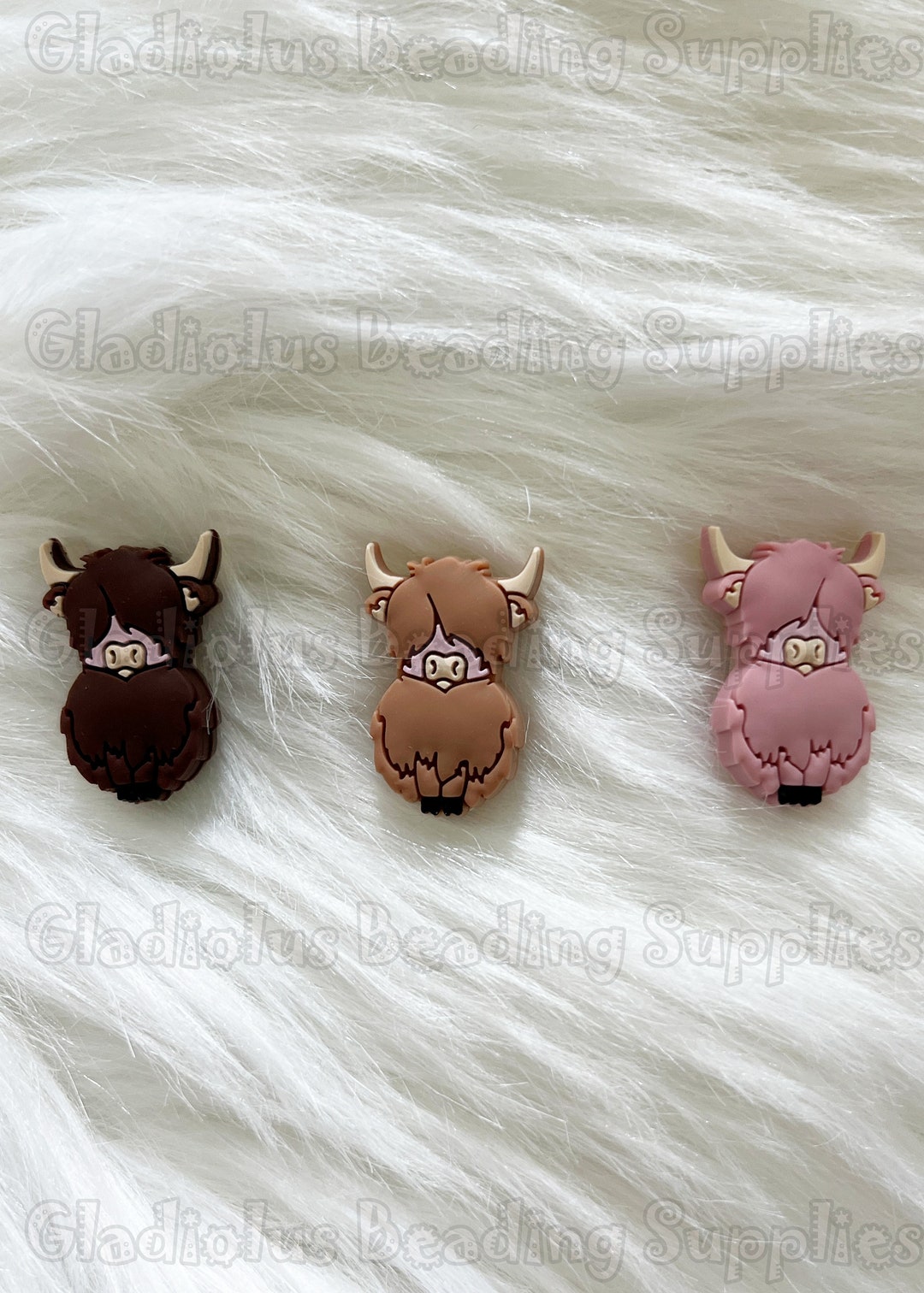 28mm Cow Beads Loose Beads Silicone Beads Focal Silicone - Etsy