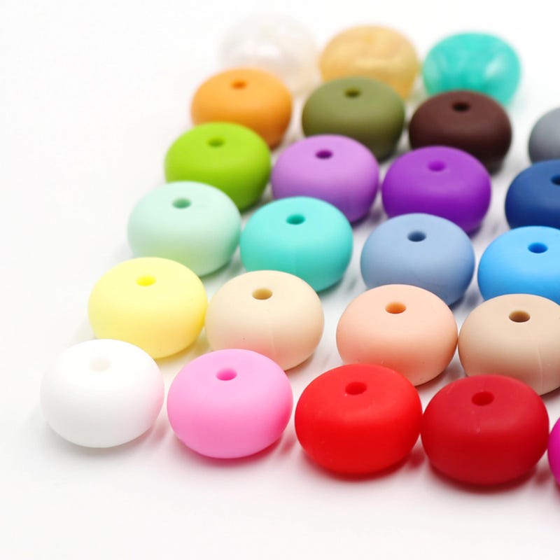 Abacus 14mm Silicone Bead - Etsy