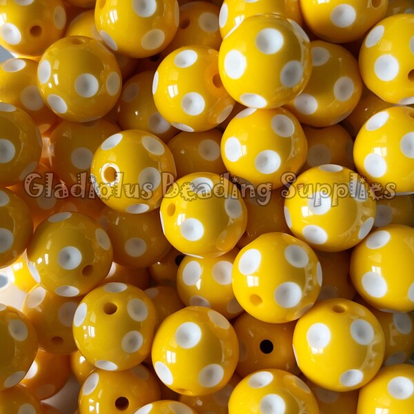 Polka Dot Beads - Etsy