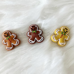 24mm*28mm Gingerbread Beads, Christmas Beads, Colorful Beads, Silicone ...